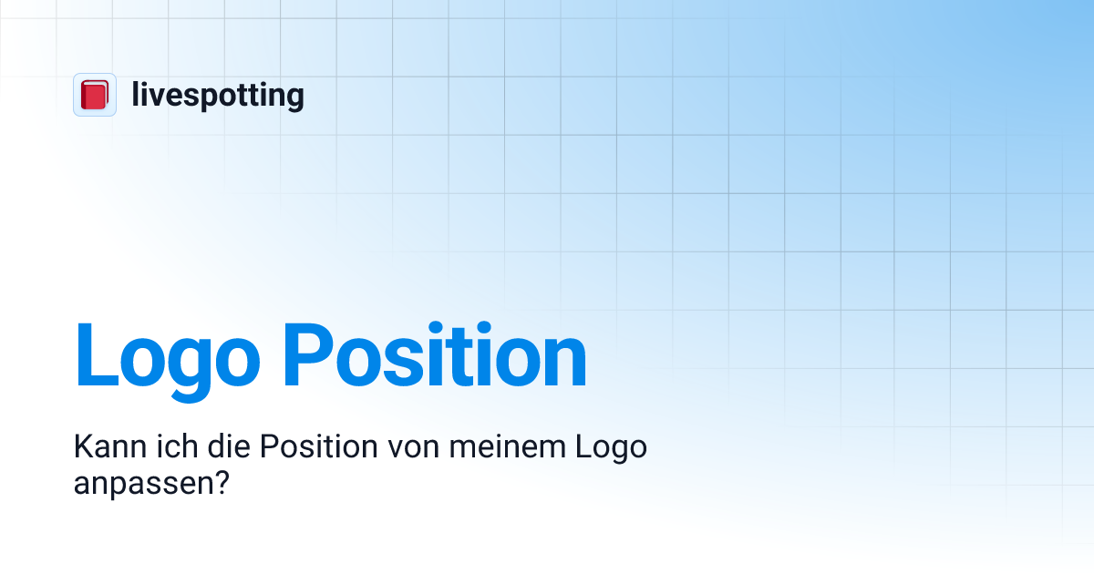 Logo Position | livespotting